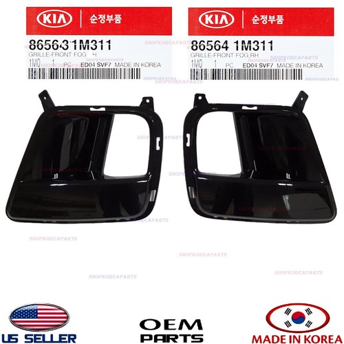 Genuine Front Bumper Fog Lamp Bezel Cover LEFT + RIGHT Kia Forte Koup ...