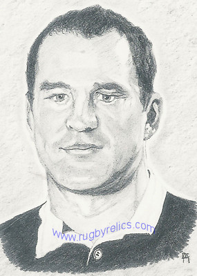 ROBIN BROOKE ALL BLACKS ORIGINAL ART RUGBY WORLD CUP | eBay