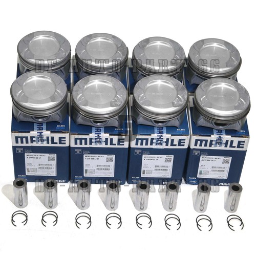 8x STD Pistons & Rings Set For Mercedes-Benz E63 G63 S63 AMG W212 W463 ...