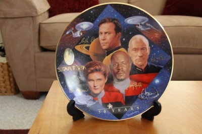 Hamilton Collection Star Trek "30 YEARS" Collector Plate 97 - Captain's ...