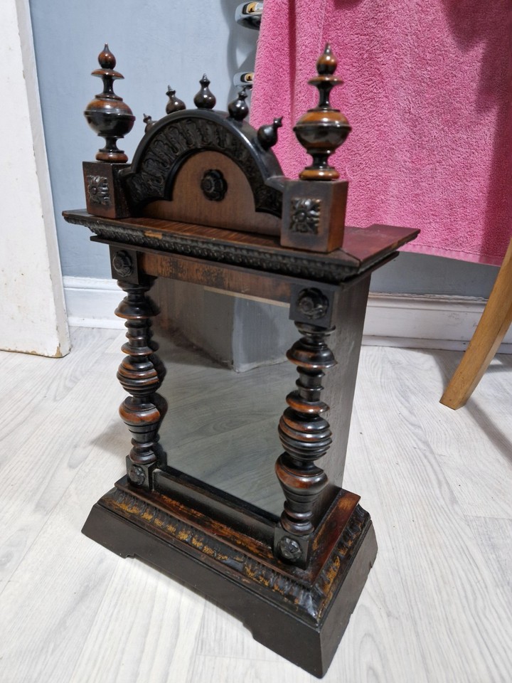 Antique Gothic Clock Case Small Display Case Upcycle | eBay