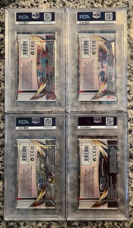 LOST ORIGIN FULL ART PSA 10 GEM MINT SET NEW SEALED PACKS SEQUENTIALLY ...