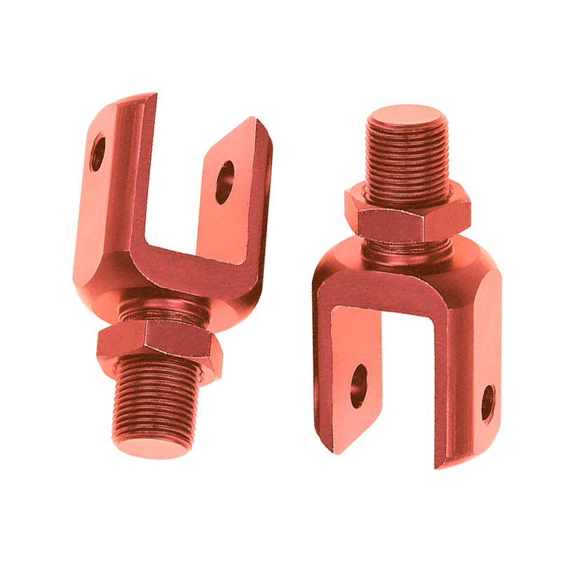 1 Pair Orange U-Type Motorcycle Motorbike Rear Shock Absorber Adapter ...