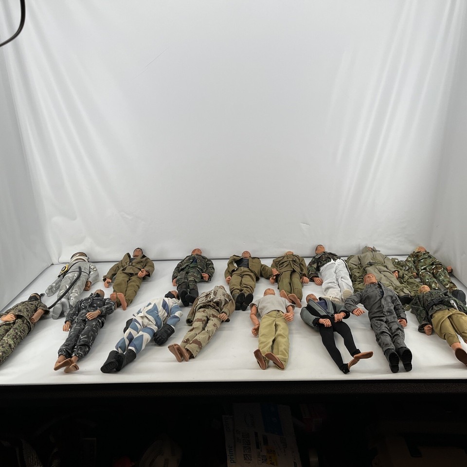HUGE Vintage 1996 GI Joe Lot of 16 Twelve Inch Figures & Accessories ...