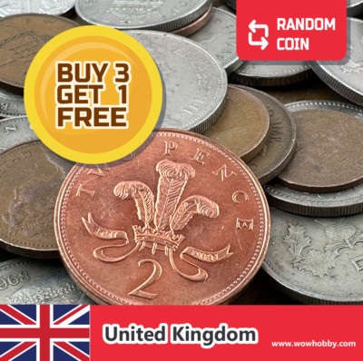 United Kingdom of Great Britain Coin | 1 Random Collectible Old British ...