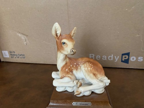 Fallow Deer Figurine by G Armani 1984 | eBay