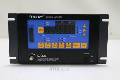 TORAY used LC-300 OXYGEN ANALYZER SEN-I-2114=9A1A | eBay