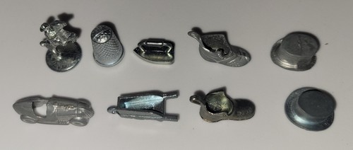 Monopoly Classic Metal Tokens Lot of 9 used | eBay