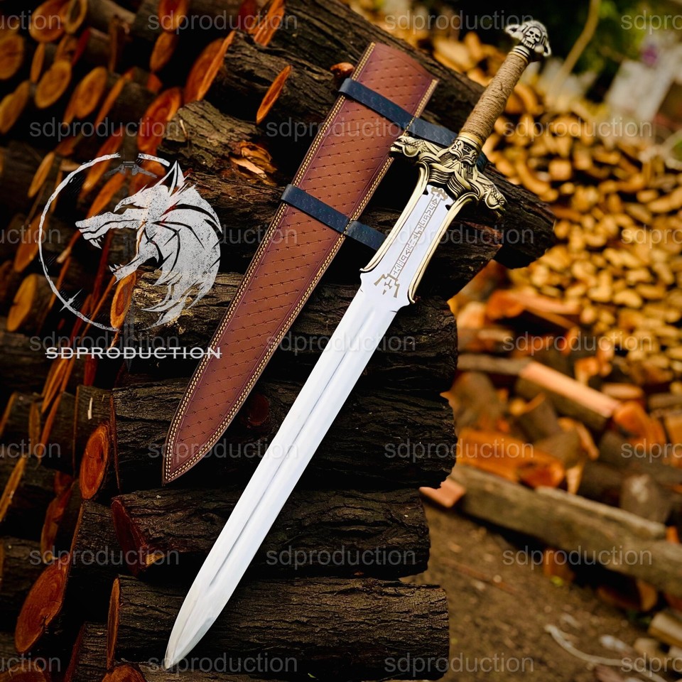 Handmade Scottish Claymore Sword, Medieval Sword, Battle Ready Viking ...