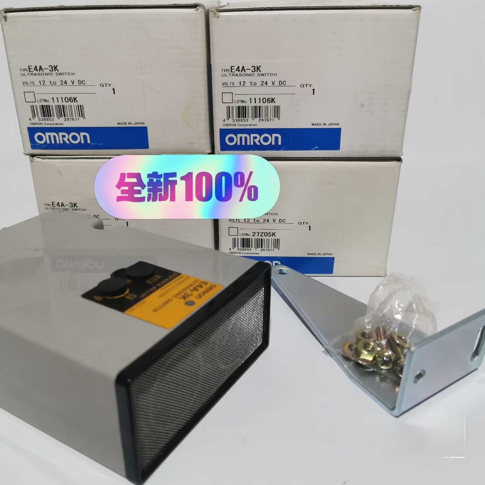 Omron E4A-3K Ultrasonic Sensor 12-24VDC NEW Fedex/DHL Same day shipment | eBay