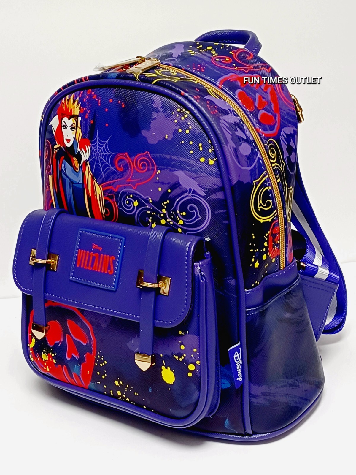 Disney Villains Evil Queen Purse Backpack 11″ Faux Leather Carry All ...