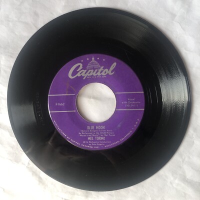 Mel Torme - Bewitched / Blue Moon 45 RPM Capitol Records Vinyl 7” | eBay