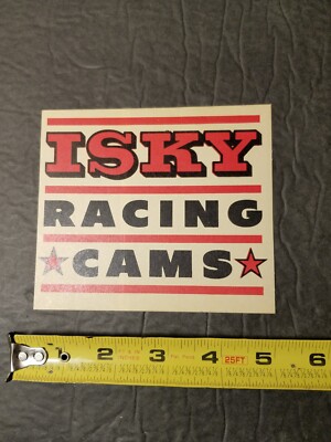 ISKY RACING CAMS VINTAGE AUTOMOTIVE RACING DECAL / STICKER | eBay