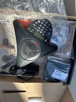 Polycom SoundStation2W Wireless Analog Conference Phone - Black ...