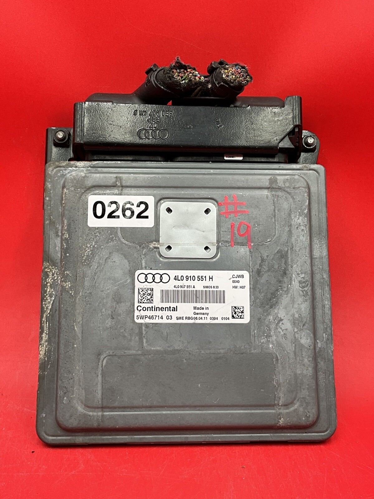 2011-2012 Audi Q7 3.0L ENGINE CONTROL MODULE PCM ECM ECU 4L0 910 551 H ...