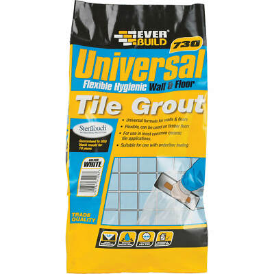 Everbuild Universal Flexible Tile Grout Ivory 5kg | eBay UK