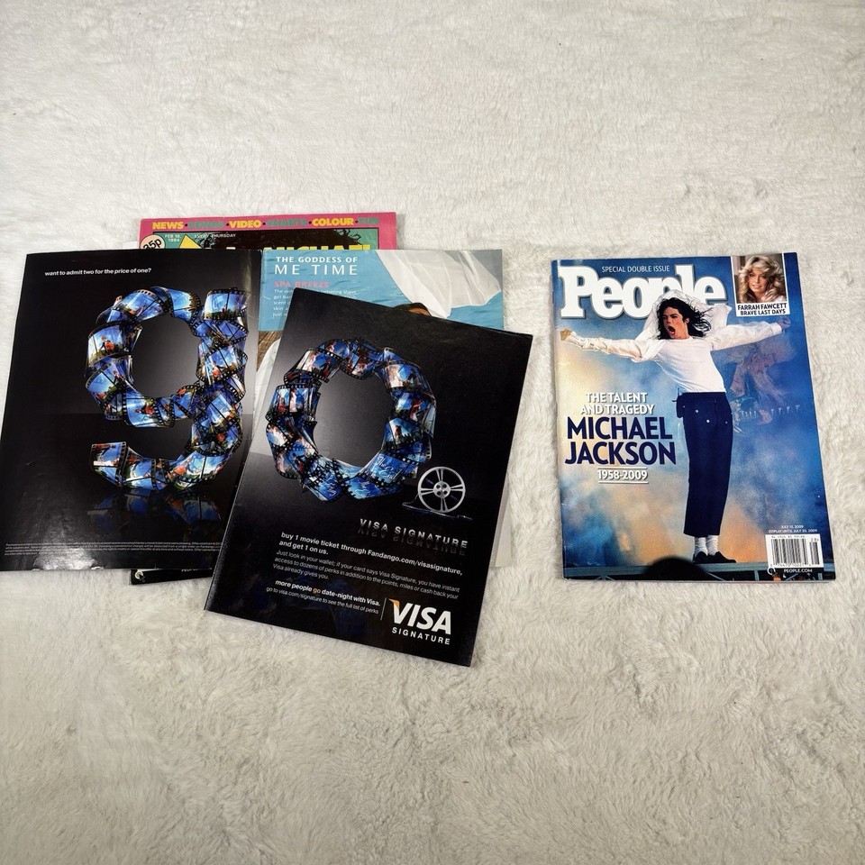 michael jackson death magazine lot no1 poster people Tribute ...