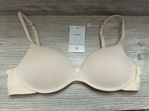 Pepper Zero-G Wirefree Lift Up Bra 38AA Sand New W/tags MSRP $65!!! 🔥 ...