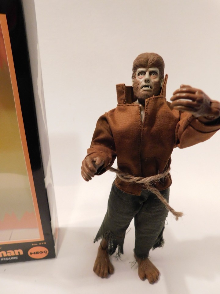 Mego 8" Action Figure Custom Wolfman Remco Boxed Universal Monsters ...