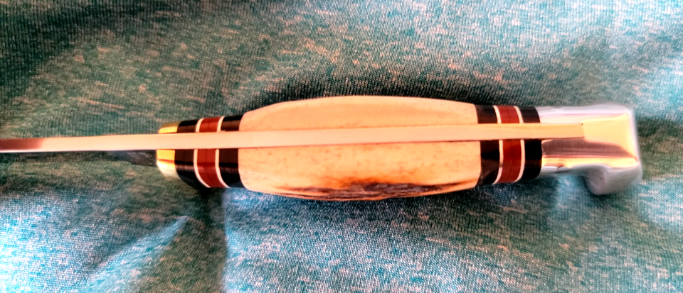 Western USA Stag/Antler 628 Fixed Blade Trout/Fish Knife w/case Unused ...