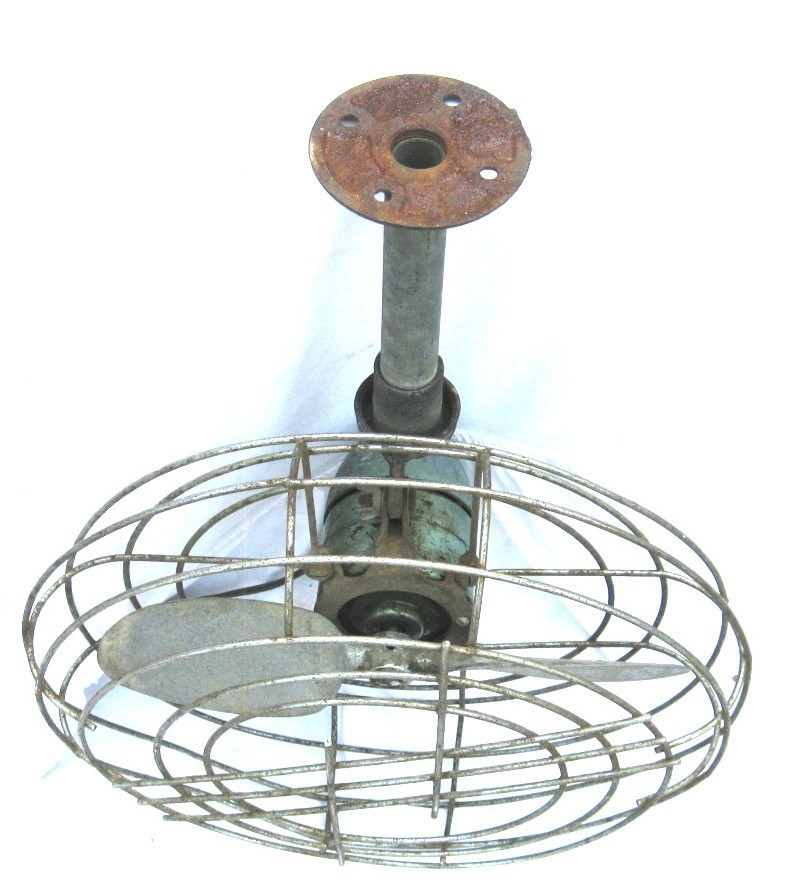 Vintage Mid Century Streamline Atomic Industrial Propeller Ceiling Fan ...