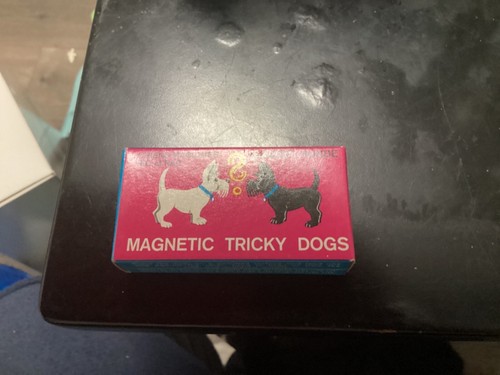 Vintage Chien’s Tricky Dogs 2 Magnetic Toys w/ original box Scottish ...