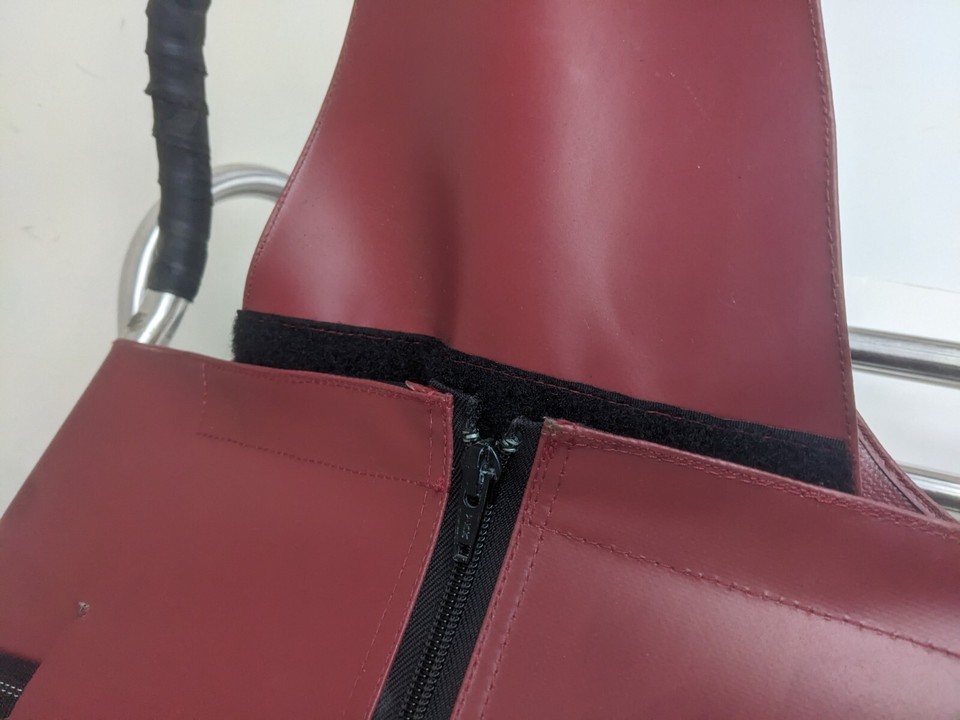 Ferno Compact Carry Chair Evacuation Evac Folding 2 Wheel RED | eBay UK