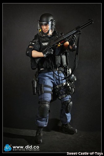 1/6 DID Military Figure US Police LAPD SWAT 3.0 Takeshi Yamada MA1008 ...