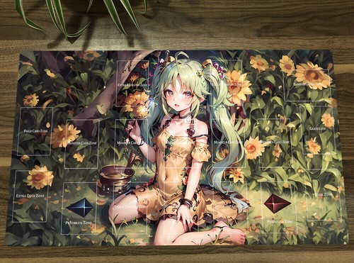 WVICM Duel Playmat Traptrix Sera TCG CCG Table Pad Trading Card Game ...