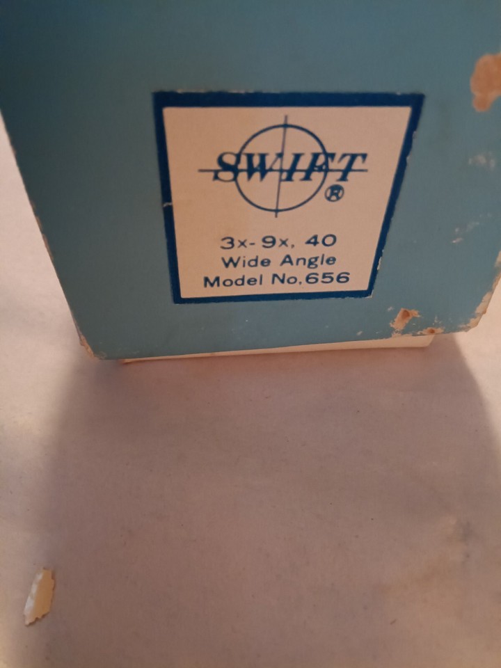 SWIFT MODEL 656 3-9X40 WIDE ANGLE SCOPE Box Only | eBay
