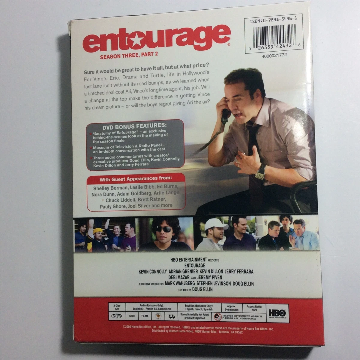 Entourage Season 8 Dvd Cover