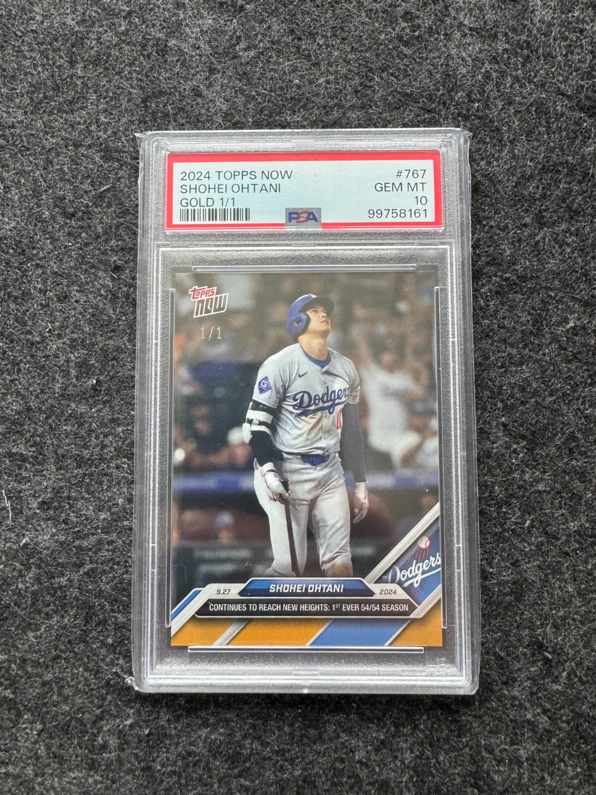 2024 Topps Now - Shohei Ohtani #767 - 🔥 GOLD 1/1 🔥 - PSA 10 GEM MT | eBay