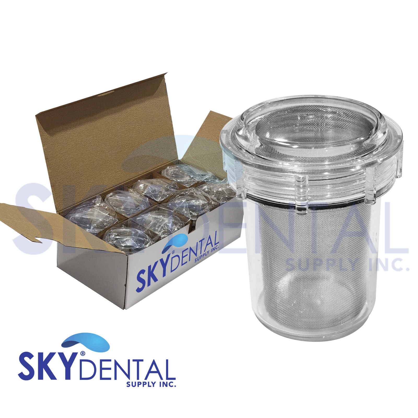 Up to 12 Dental Evacuation Canister Traps Suction Vacuum Filter 2200 ...