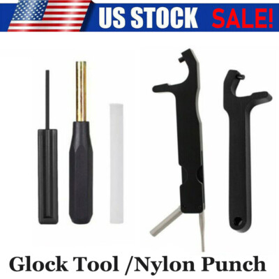 Glock Tool Set Front Sight Tool Magazine Disassembly Tool Pin Punch 17 ...