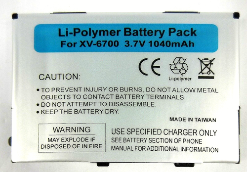 New Battery - Replaces HTC Touch XV6900 / BTR6900 | eBay