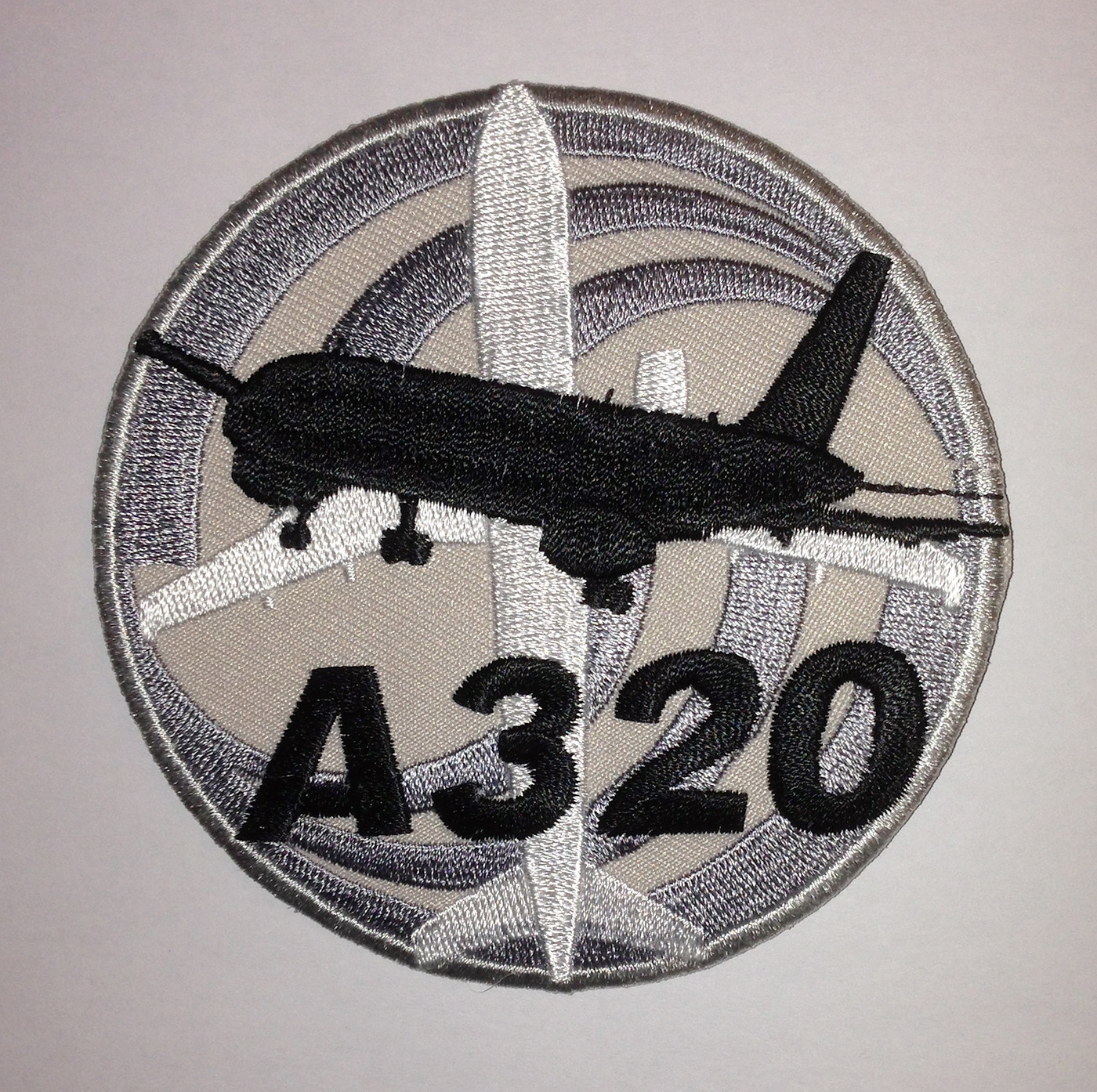PATCH AIRBUS A320 Bomber Pilot Jacket sew-on or iron-on large size ...