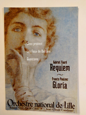 REQUIEM GABRIEL FAURE POULENC GLORIA ORCHESTRE NATIONAL LILLE CASADESUS ...