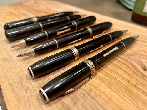 Fountain Pen Lot BLACK--Fountain Pen and pencil combo | eBay