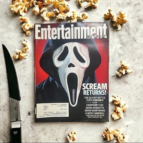 Wes Craven's Scream 4 Ghostface Cover Entertainment Weekly Magazine ...