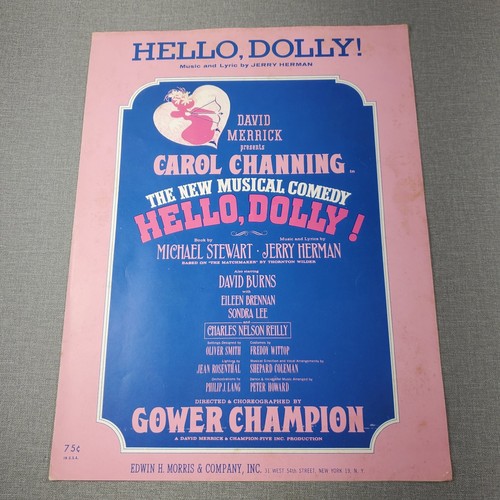 Hello, Dolly! Sheet Music Jerry Herman Edwin H Morris 1968 Ukulele | eBay