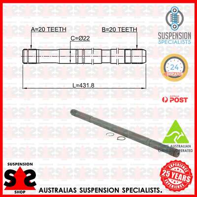 Front Axle Left Drive Shaft Suit SUZUKI Ignis Ii (Mh) 1.3 4x4 (RM413 ...