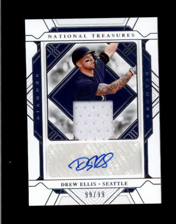 DREW ELLIS 2022 NATIONAL TREASURES DIAMOND JERSEY AUTOGRAPH AUTO #99/99 ...