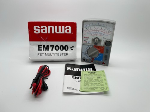 SANWA EM7000 Analog multimeter Analog Multitesters/FET Tester NEW | eBay