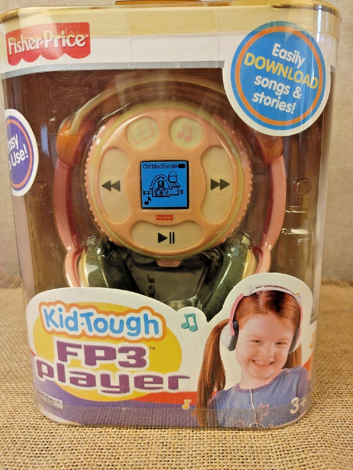 Fisher Price Kid Tough FP3 Player MP3 Music Player Portable Songs Toy ...