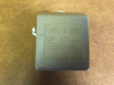 Amseco XP-1620 Plug-In Transformer Input: 120VAC 60Hz 26W Output: 16 ...
