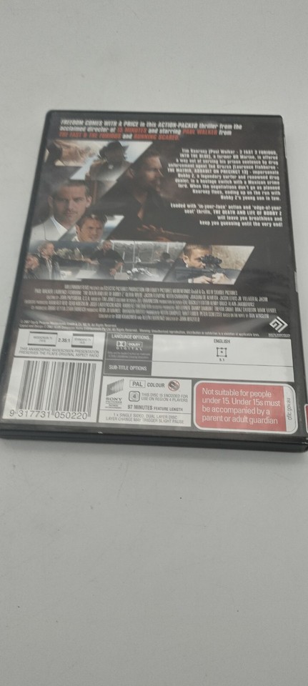 Death and Life of Bobby Z, the (DVD, 2007) PAL | eBay