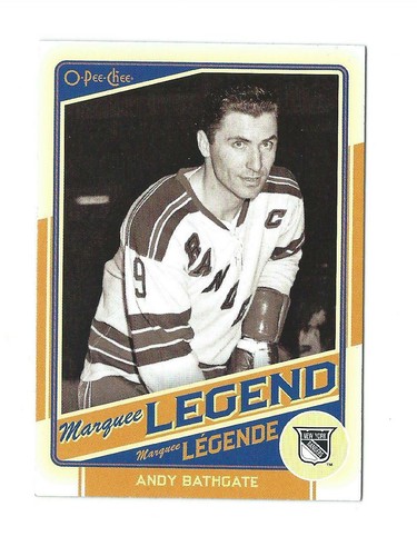 Andy Bathgate Rangers OPC Marquee Legend # 534 *266e | eBay