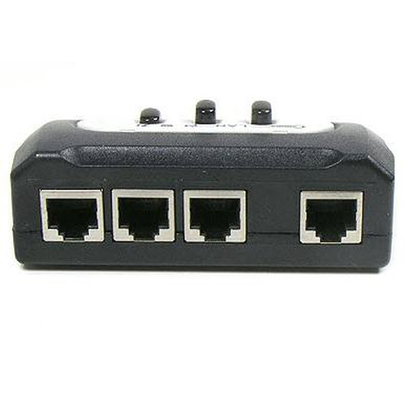 3Port 3-Way RJ45 Manual Switch Box UTP / STP LAN Ethernet Network ...
