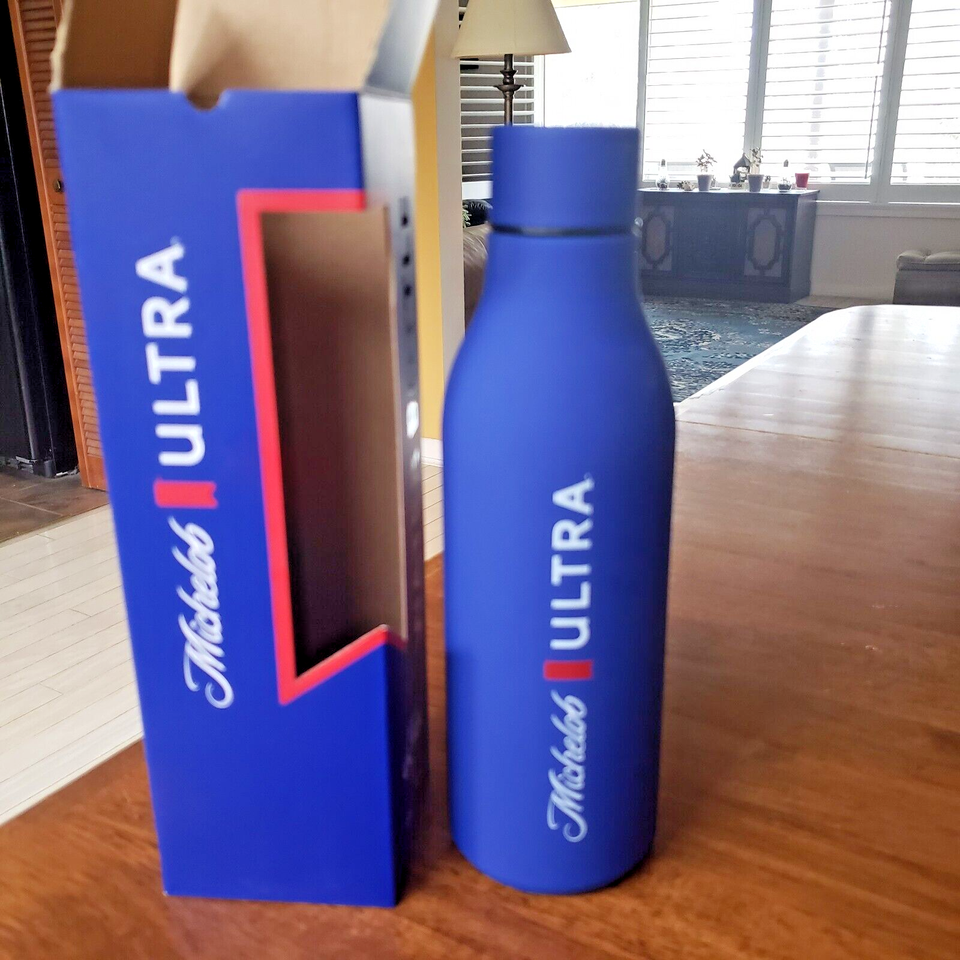 MICHELOB ULTRA 17 oz. STAINLESS STEEL WATER BOTTLE *NEW IN BOX* | eBay