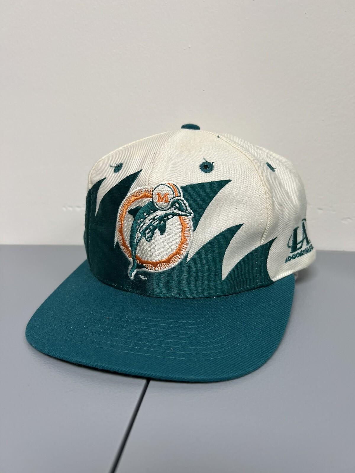 Vintage Miami Dolphins Logo Athletic Shark Tooth Sna… - Gem